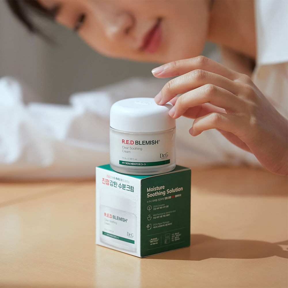Dr.G R.E.D Blemish Clear Soothing Cream [30ml/70ml] ดร.จี ครีมบำรุงผิว ...