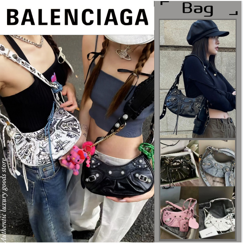 ,บาเลนเซียก้า Balenciaga กระเป๋าสุภาพสตรี/กระเป๋าสะพายไหล่/แบบใหม่ ...