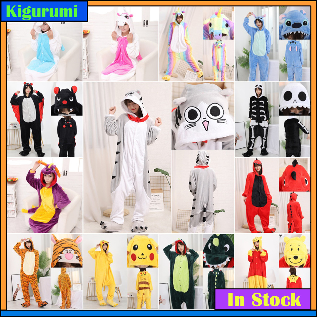 Kigurumi ชีสแมวไดโนเสาร์ Stitch Spyro Onesies ผู้หญิงผู้ชายการ์ตูนสัตว์ ...