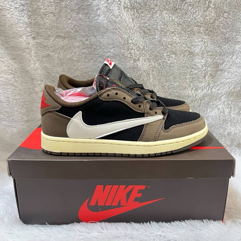 Sepatu รองเท้าผ้าใบ Nike Air Jordan Travis Scott Cactus Perfect Kicks ...