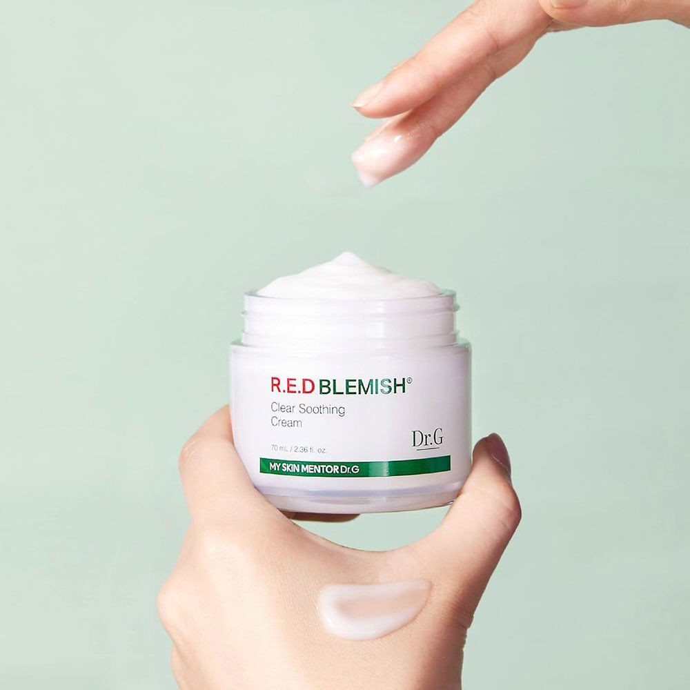 Dr.G R.E.D Blemish Clear Soothing Cream 70ml ดร.จี ครีมบำรุงผิวหน้า. | Shopee Thailand