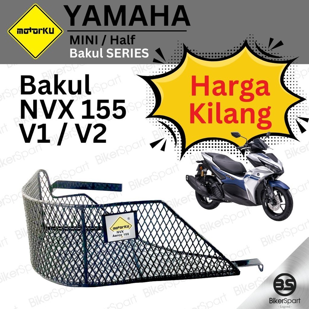 Terhad Edition YAMAHA NVX AEROX 155 V1 & NVX V2 Bakul Side Edge Small ...