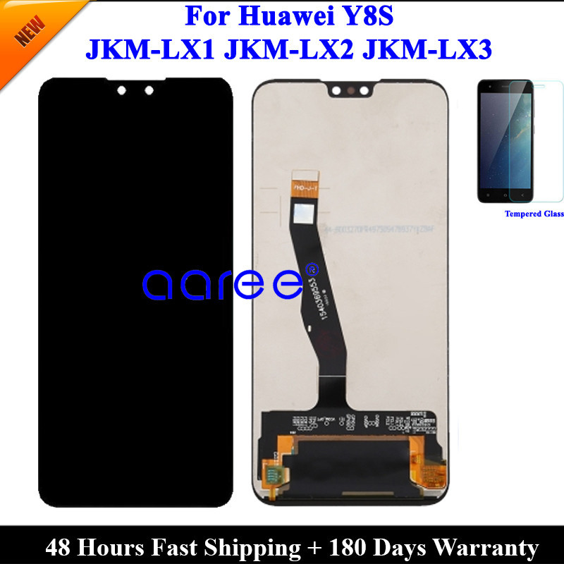 ผ่านการทดสอบแล้วจอแสดงผล LCD สำหรับ Huawei Y8s Jkm-Lx1หน้าจอ Jkm-Lx2ประ ...