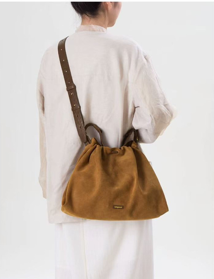Suede Velvet Trace Collection - Light Travel Hobo Bag, แบบมือถือ, ไหล่ ...