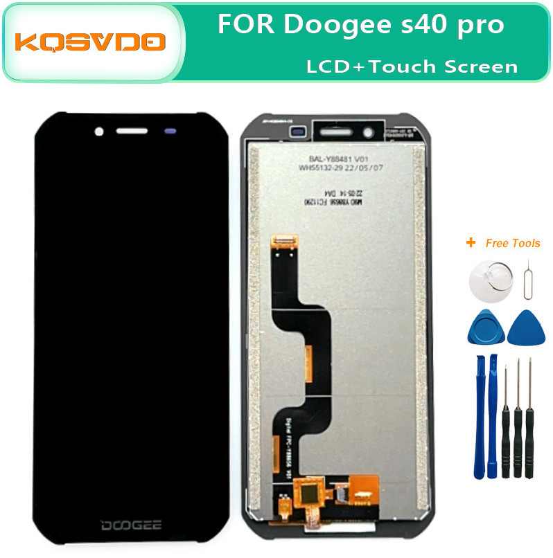 Original สำหรับ DOOGEE S40 Pro S40จอแสดงผล แบบสัมผัสหน้าจอเปลี่ยนรับ ...