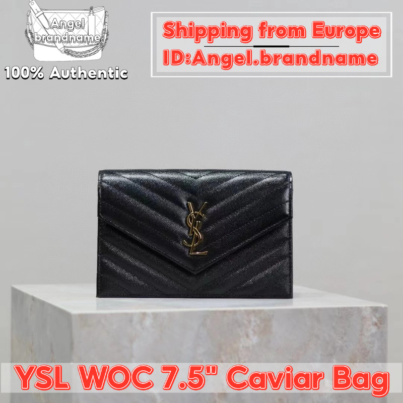 Shopee ถูกที่สุดถุงของแท้Saint Laurent/YSL Classic Cassandre WOC 7.5" Bag #742920 กระเป๋าสะพาย ...