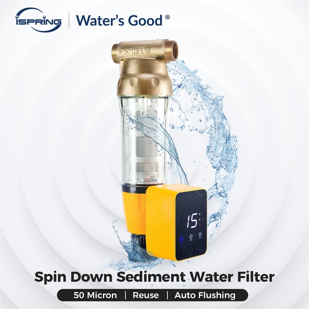 Ispring WSP50ARB Spin Down เครื่องกรองน้ําตะกอนเหมาะสําหรับ Touch ...