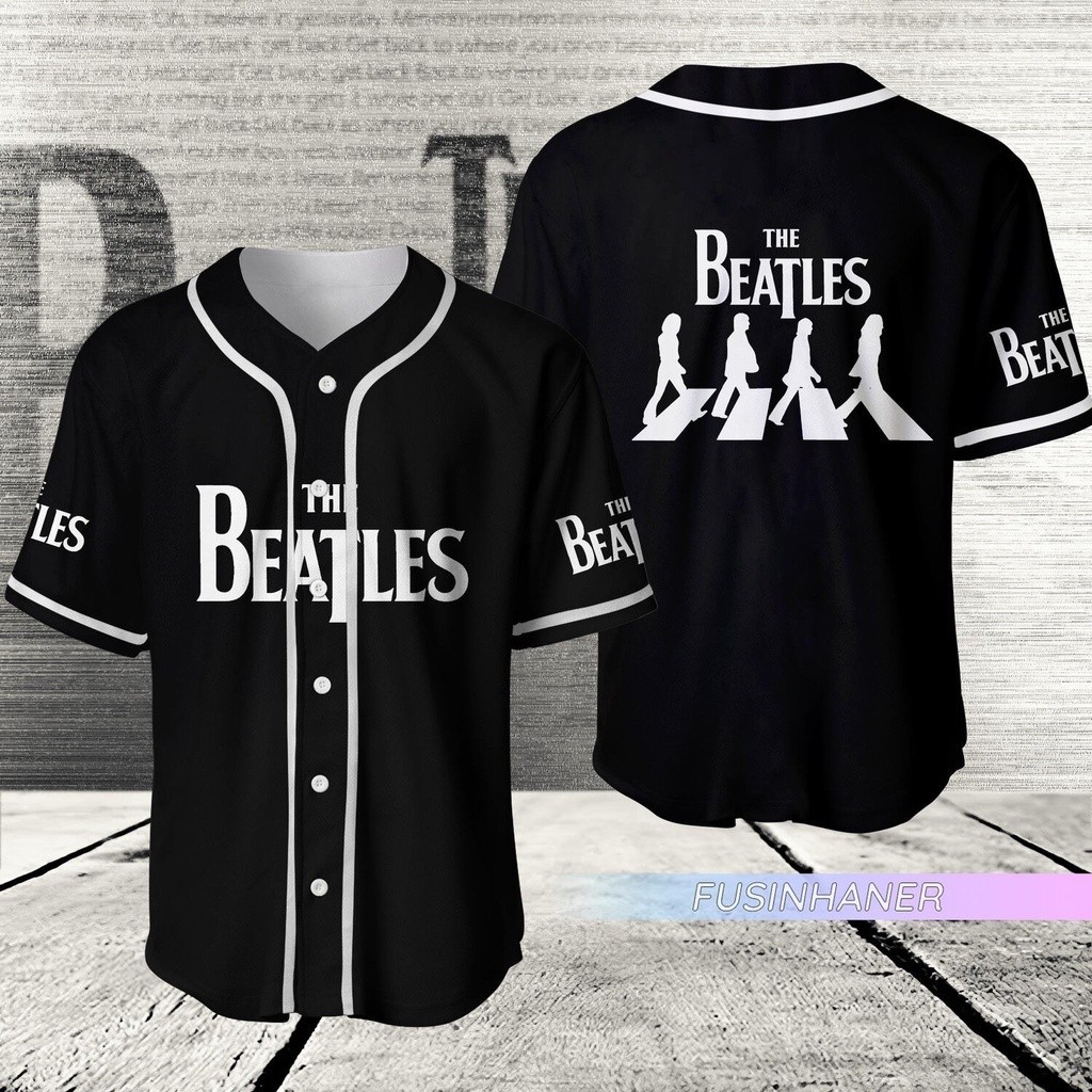 เสื้อกีฬาเบสบอล ลายทีม "Music Band jersey", "Rock and Roll Shirt", "The ...