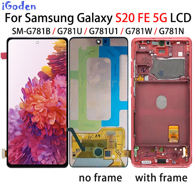 สำหรับsamsung Galaxy S20 FE 5Gจอแสดงผลlcd SM G781b Touch Screen ...