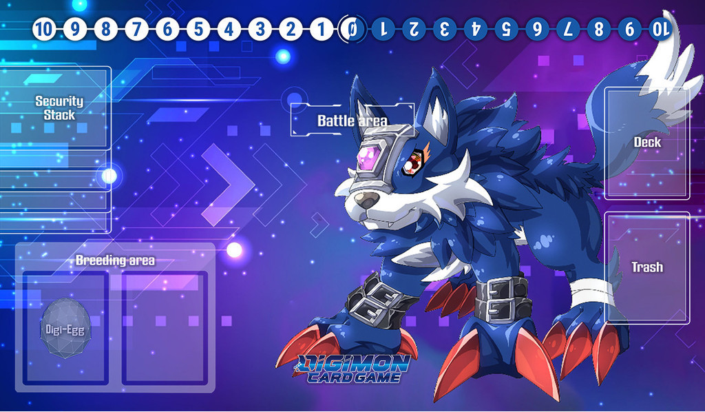 Digimon Playmat Sistermon Angewomon Renamon Nomemon DTCG CCG Mat Board ...