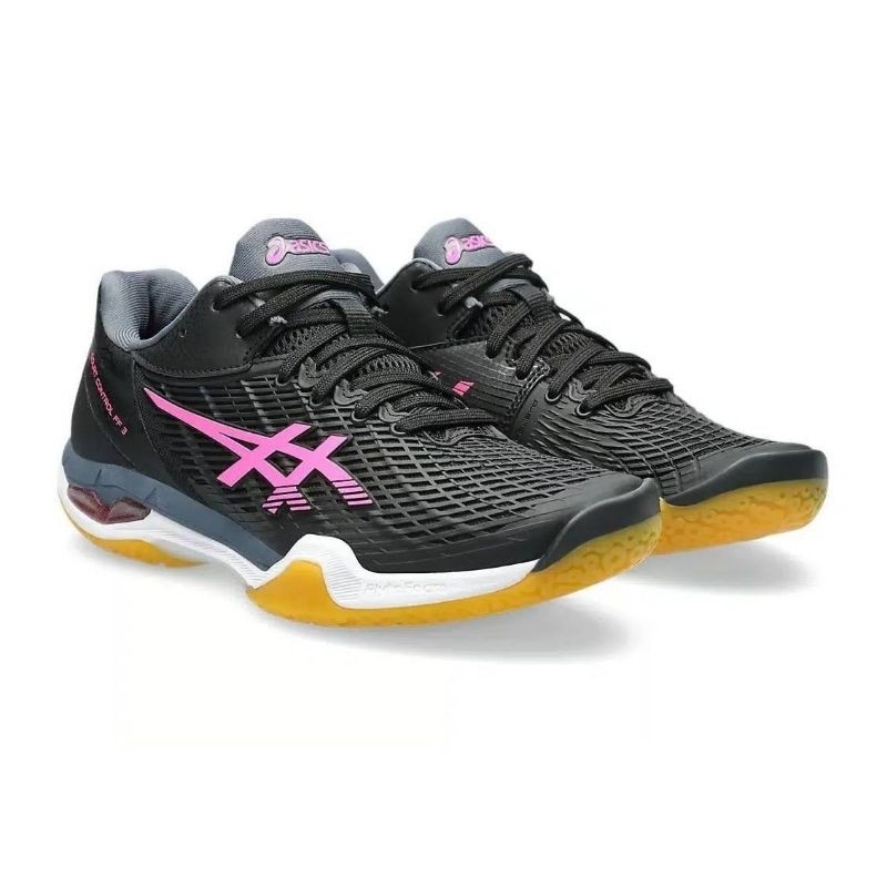 ♞รองเท้าแบดมินตัน ASICS Court Control FF 3 | Black/Hot Pink ( 1072A089-001 ) jj | Shopee Thailand