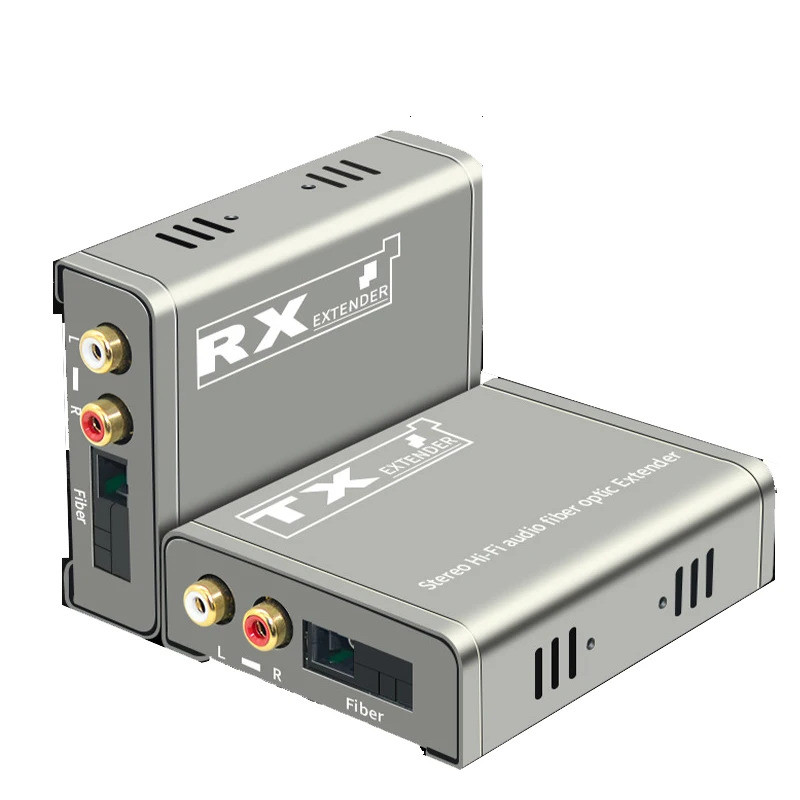 RCA Audio Fiber Optical Extender กว่าสายไฟเบอร์ SC สาย 20Km Broadcast ...