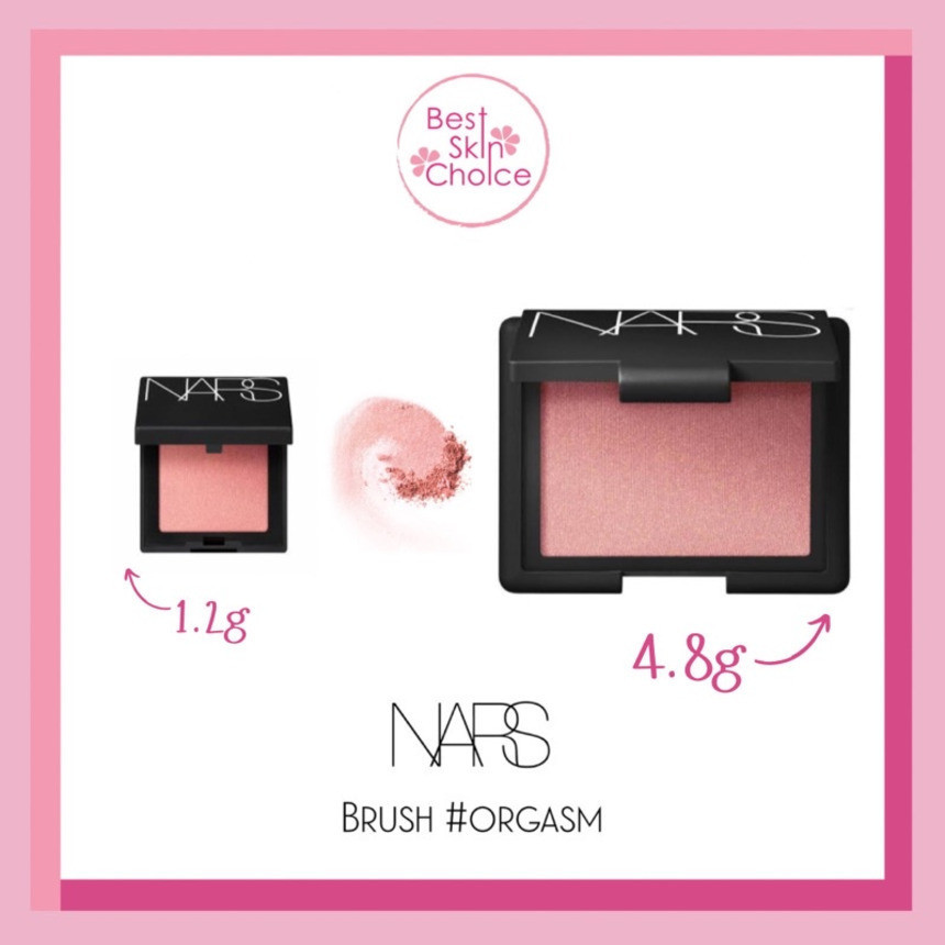NARS NARS BLUSH ORGASM 1.2g, 4.8g และ ลิมิเตด 8g บลัชออนสีส้มประกาย ส้มอมชมพู | Shopee Thailand