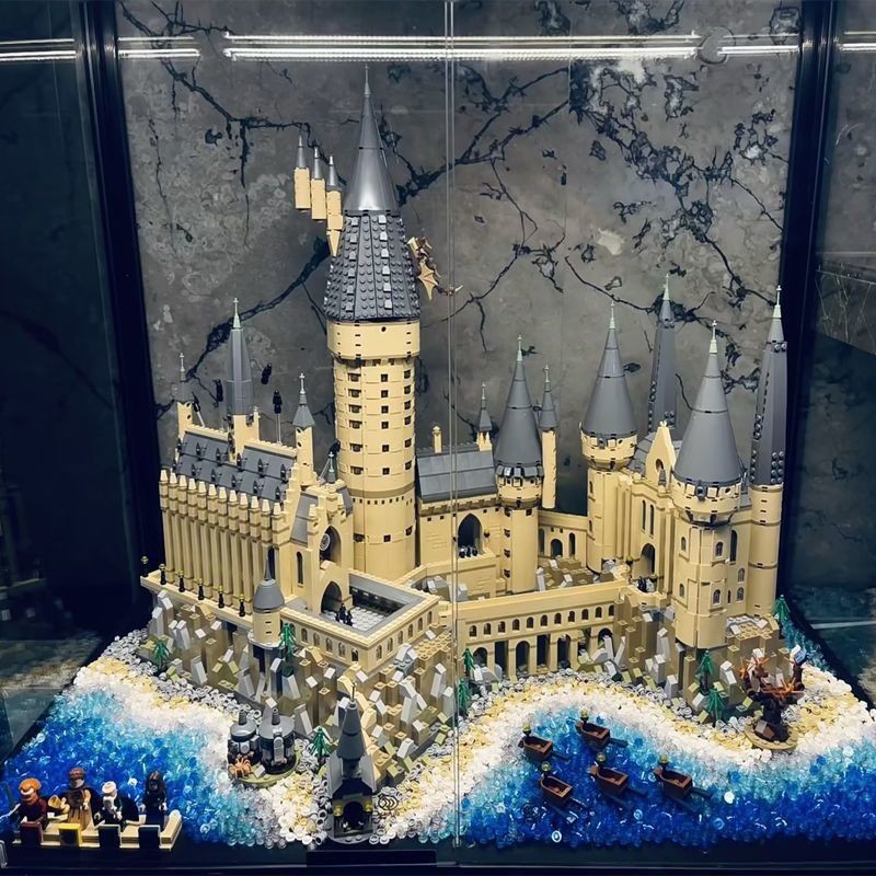 hot🔥การประกันคุณภาพ🔥 import Compatible With LEGO Harry Potter Hogwarts Castle Building Model ...