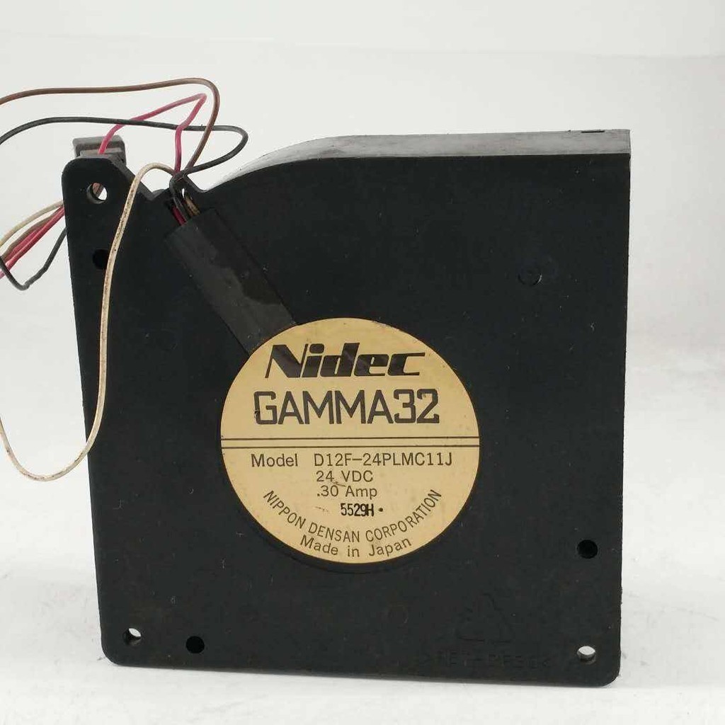 Nidec พัดลมเทอร์โบควบคุมอุณหภูมิ 12032 D12F-24PLMC11J DC24V 0.30A ...