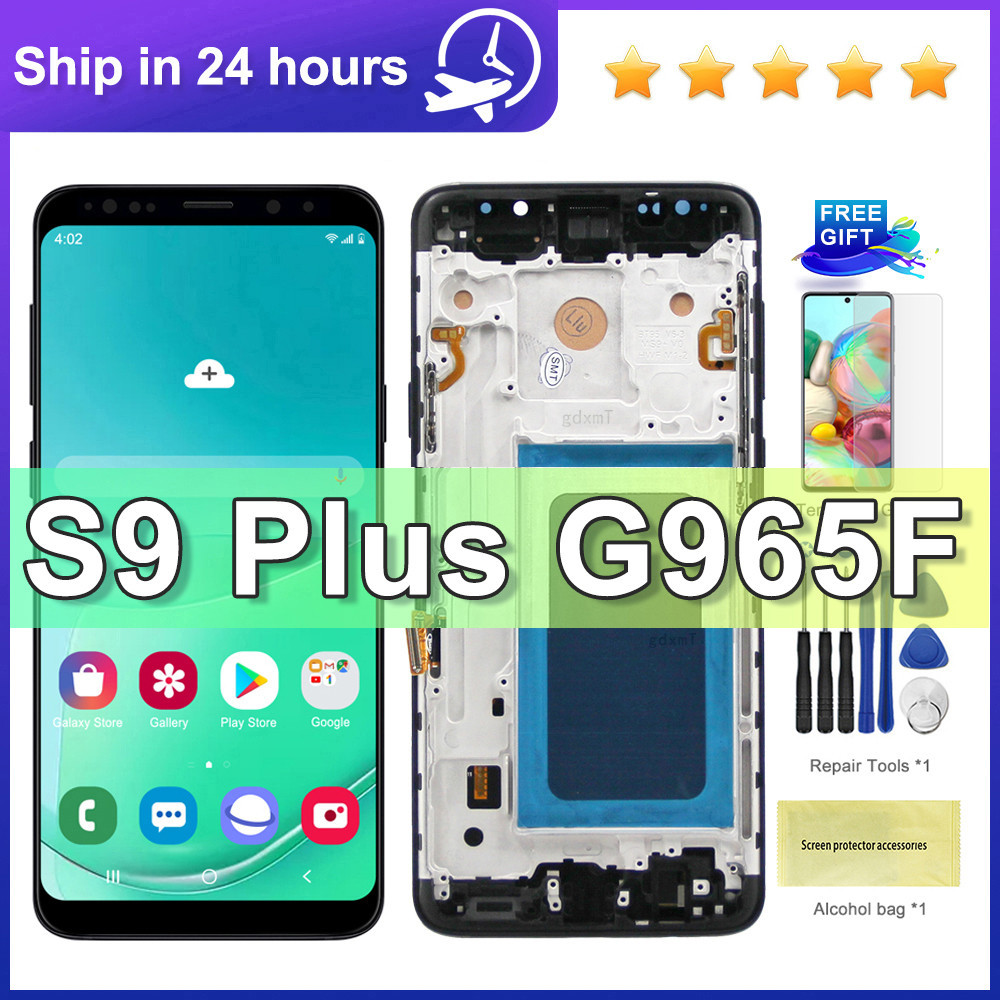 ทดสอบ TFT สำหรับ Samsung PLUS G965 G965f จอแสดงผล LCD แบบสัมผัสหน้าจอ ...