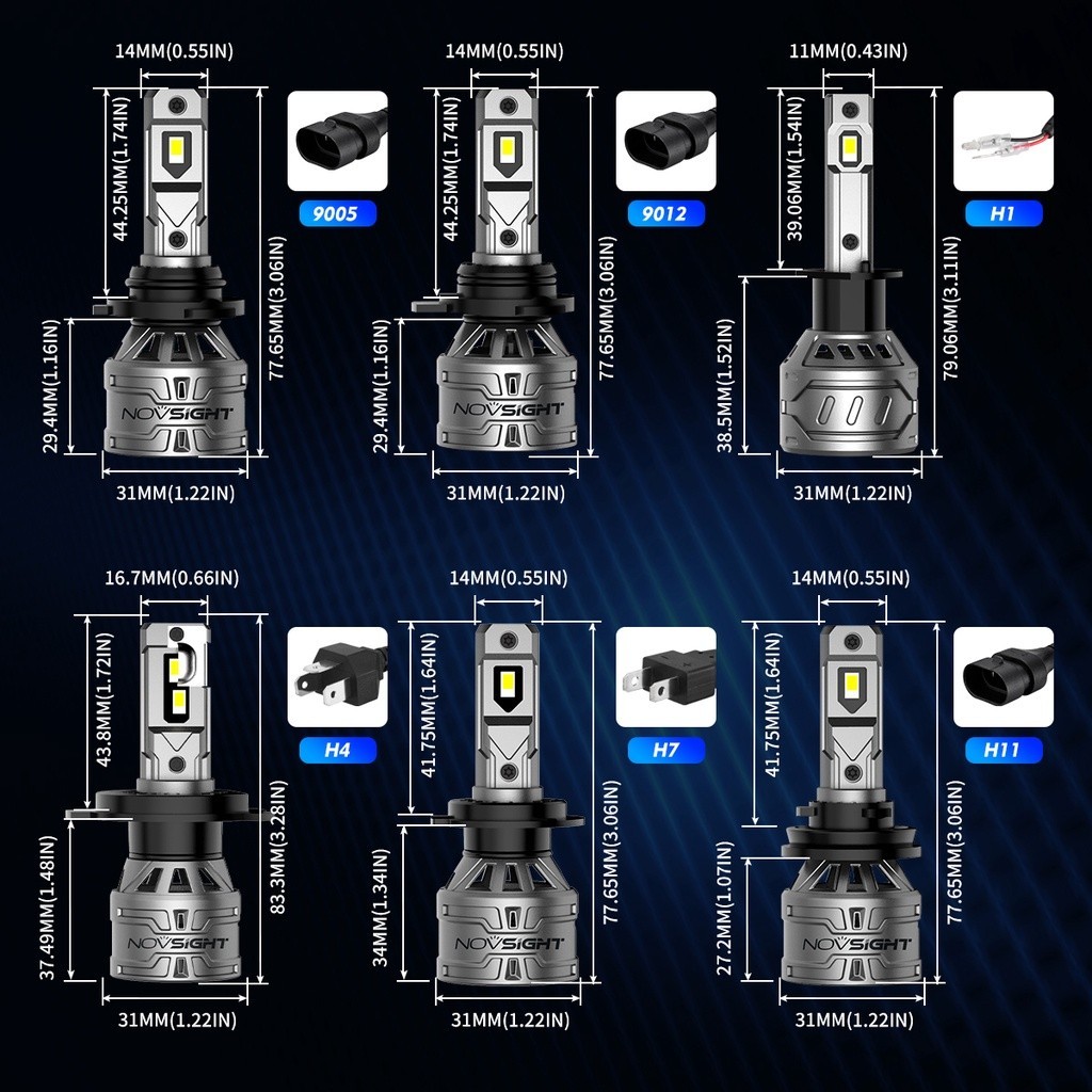 Thorsight x Novsight N61 ไฟหน้ารถ Car Lamps 6500K LED หลอดไฟหน้ารถ ไฟ ...