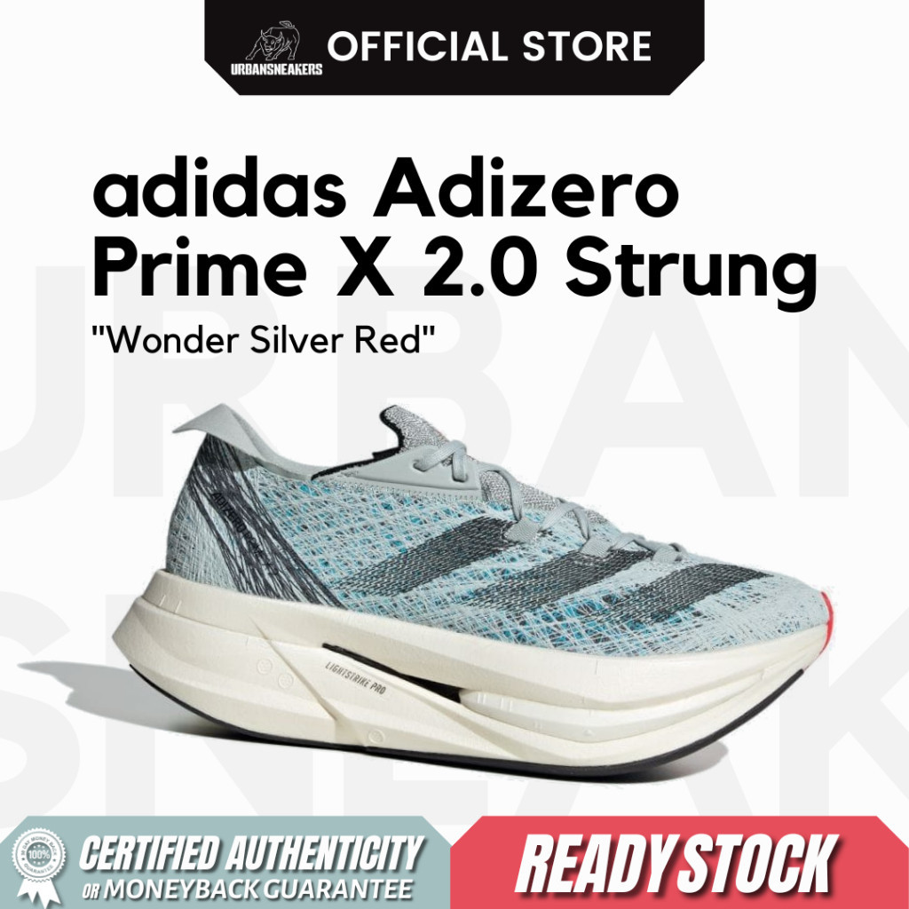 Adidas Adizero Prime X 2.0 Wonder Silver สีแดงสด | Id6911 | Shopee Thailand