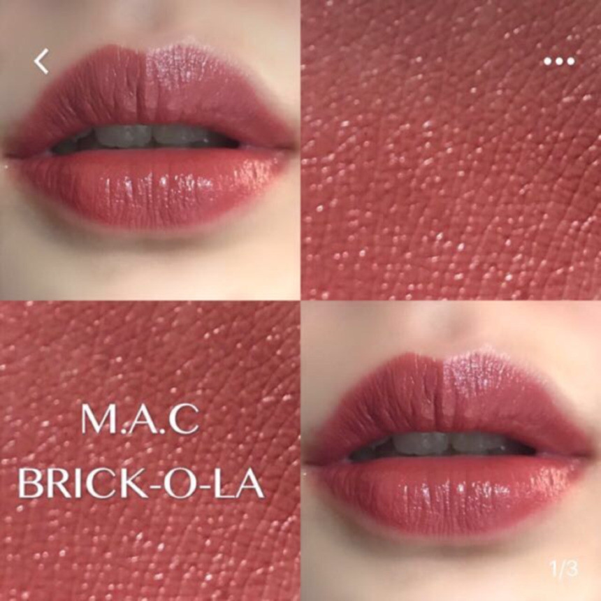 MAC Amplified Creme Lipstick #Brick-O-La 3g ลิปสติกแมคแท้ ฉลาก King ...