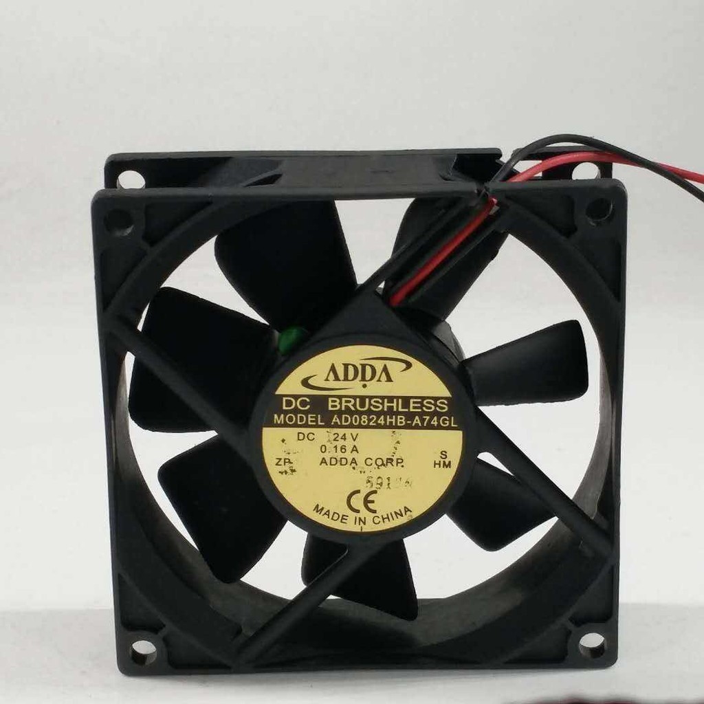 พัดลมระบายความร้อน เสียงเงียบ Xiexi ADDA AD0824HB-A74GL 8CM 8025 DC24V 0.16A | Shopee Thailand