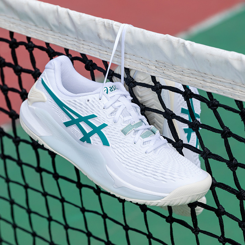 Asics Asics รองเท้าเทนนิสแท้รองเท้าผู้ชาย GEL-RESOLUTION9 รองเท้าผ้าใบกันกระแทกอินเทรนด์ 1041A ...