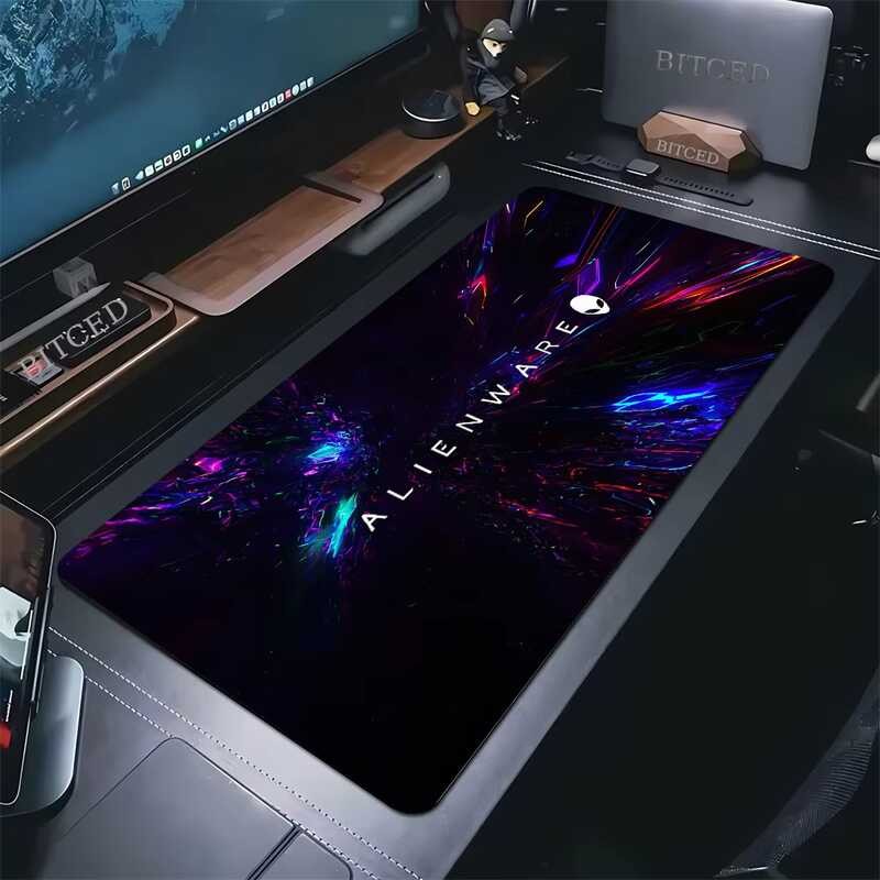 Gamer โต๊ะ Mats Alienware ภาพเคลื่อนไหว PC Gaming Mouse Pad แผ่นรอง ...