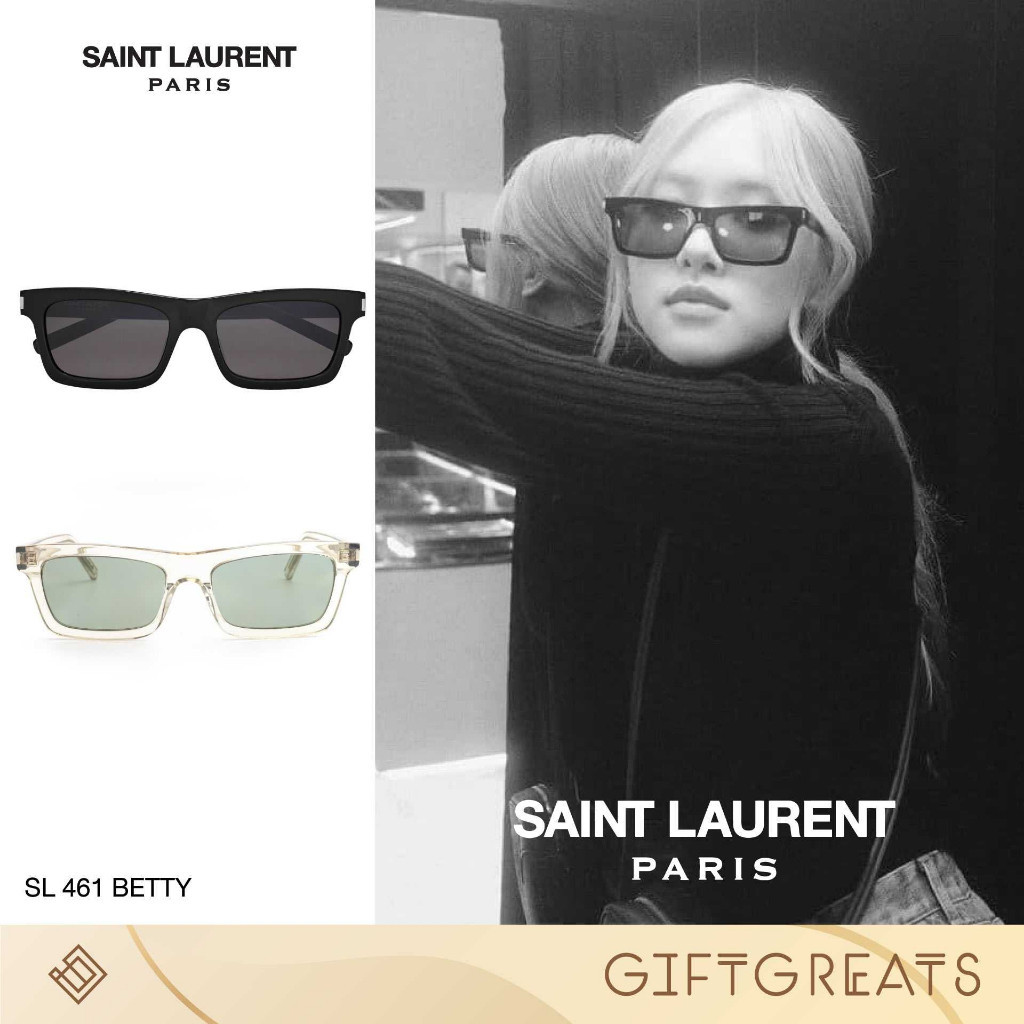 ♞NEW YSL Saint Laurent SL 461 BETTY แว่นกันแดด giftgreats | Shopee Thailand