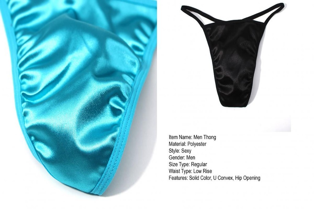 SRA ZK ชุดชั้นในผู้ชายแบบ_low-rise_สีทอง เปิดสะโพก | Shopee Thailand