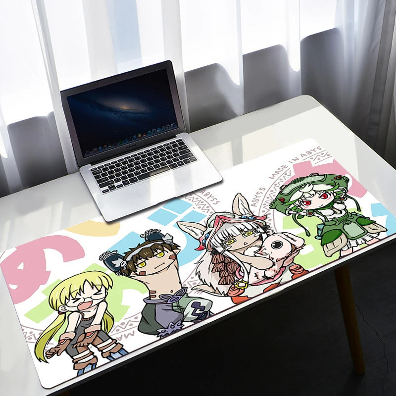 Anime Mouse Pad Made In Abyss Mousepad Gamer Deskmat kawaii ยางโต๊ะ Pc ...