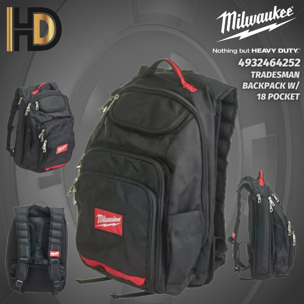 Milwaukee กระเป๋าเป้สะพายหลัง 18 ช่อง 4932464252 | Shopee Thailand