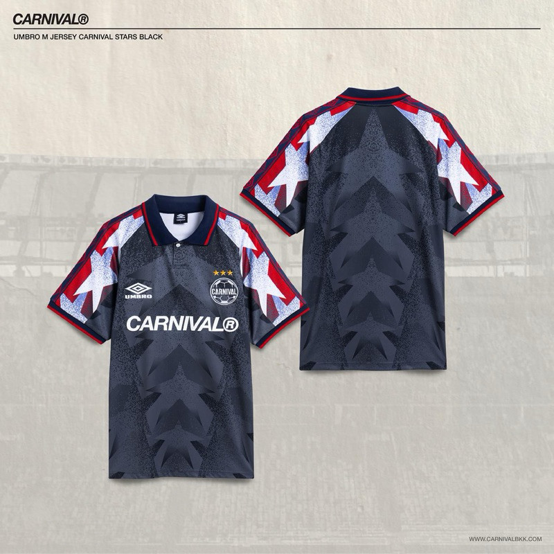 เสื้อ เสื้อฟุตบอล UMBRO x CARNIVAL® “FIELLGACY” Collection | Shopee Thailand