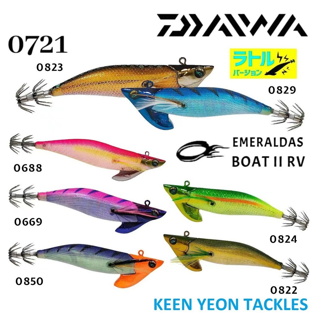 Daiwa EMERALDAS BOAT II RV SQUID JIG ( 0721 ) | Shopee Thailand