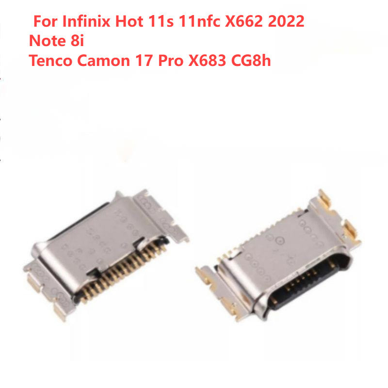 ซ็อกเก็ตชาร์จ USB Type C สําหรับ Infinix Hot 11s 11nfc X662 2022 Note ...