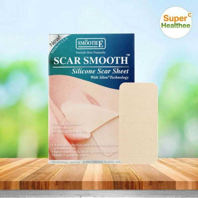 Smooth e scar smooth silicone sheet (1กล่อง/1ชิ้น) อี สการ์ สมูท ...