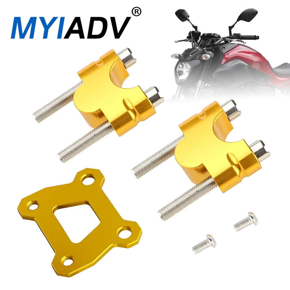 Handlebar Riser อะแดปเตอร์ Mount Clamp สําหรับ Yamaha MT07 FZ07 MT/FZ ...