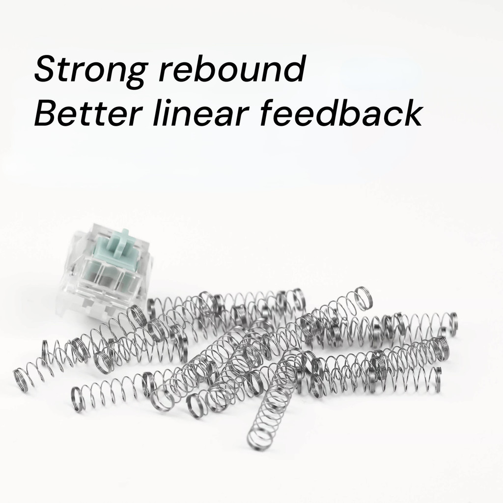 110pcs/pack Mechanical Keyboard Switch Spring 45g/58g Custom Dual Stage ...