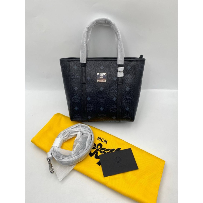 ทักแชทก่อนสั่ง New Mcm toni mini tote สีดำ ของแท้ % | Shopee Thailand