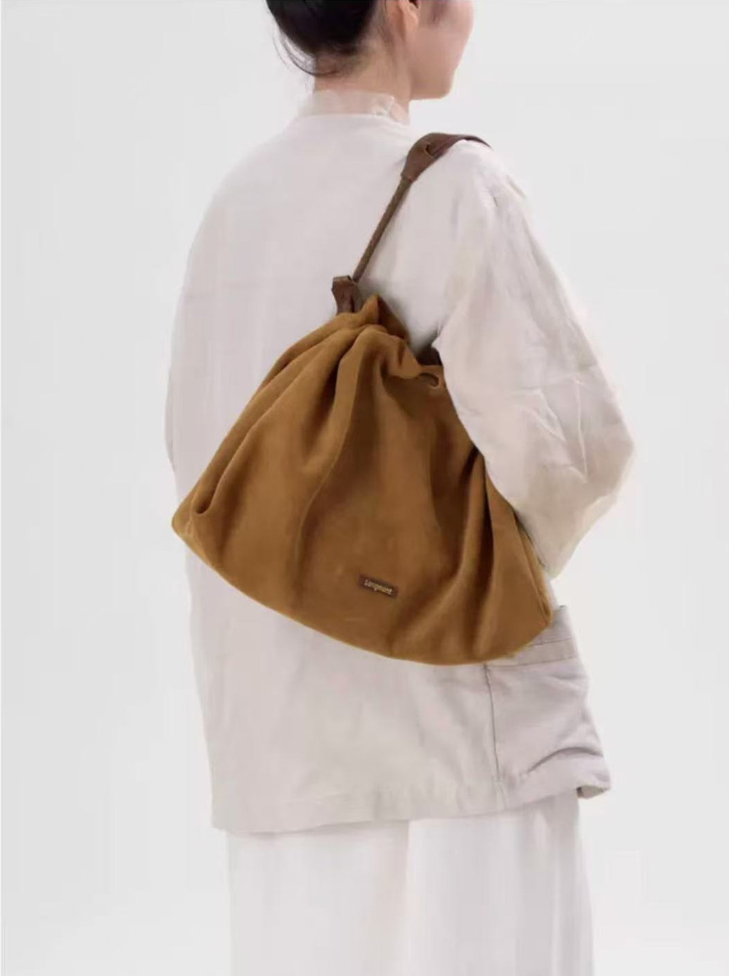 Suede Velvet Trace Collection - Light Travel Hobo Bag, แบบมือถือ, ไหล่ ...