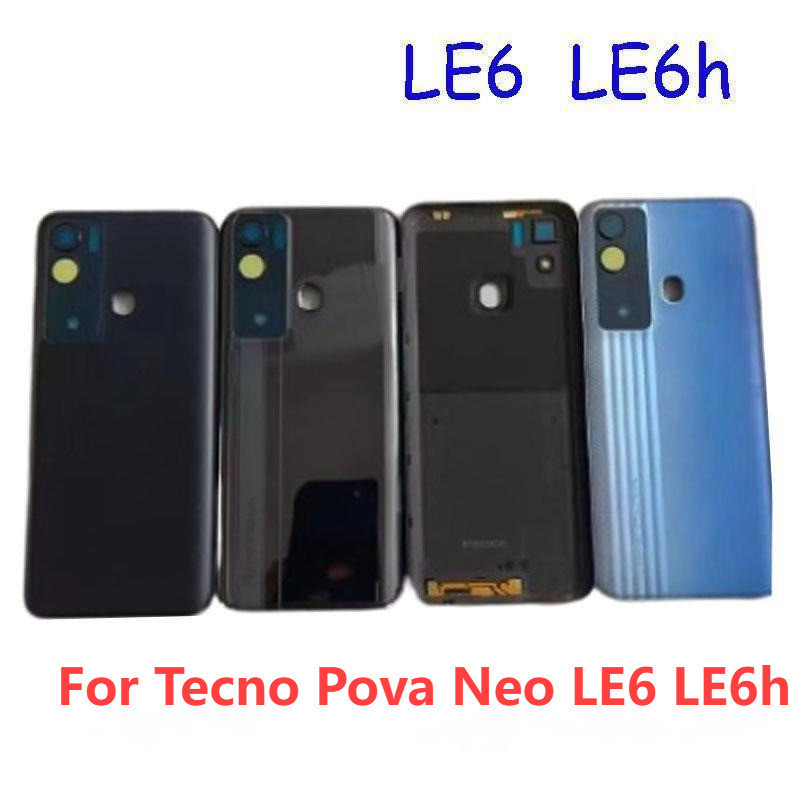ฝาหลังแบตเตอรี่สําหรับ Tecno Pova Neo LE6 LE6h ฝาหลังแบตเตอรี่กรณีพร้อม ...