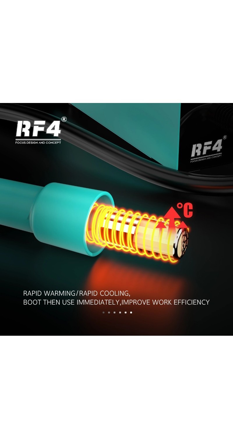 800w RF4 RF-H5 เครื่องบัดกรีลมร้อน Q พร้อมจอแสดงผลดิจิทัล BGA สําหรับชิป PCB เครื่องมือซ่อมแซม ...