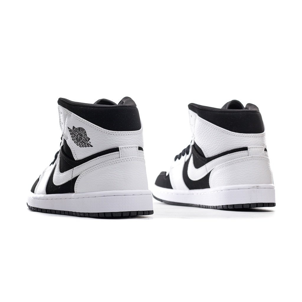 AIR JORDAN 1 High Cut บาสเก็ตบอล Mid สำหรับผ้าใบบุรุษและสตรีพร้อมกล่อง ...