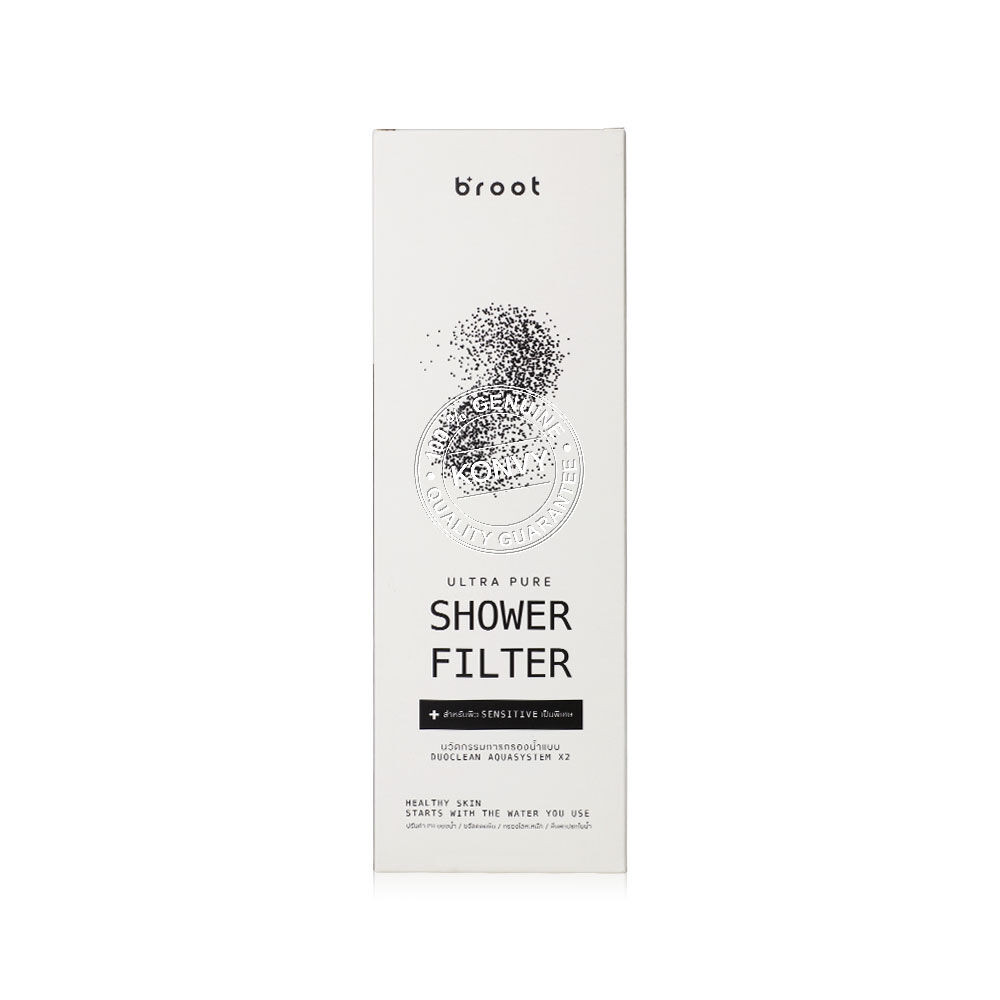 Broot Ultra Pure Shower Filter 150g ฝักบัวกรองน้ำ เพื่อผิวบอบบางและแพ้ ...