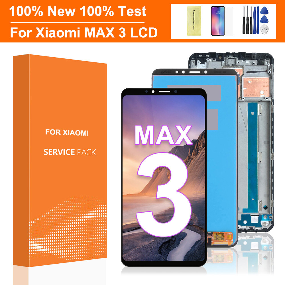 Original 6.9 "จอแสดงผลสำหรับ Max3จอแสดงผล Touch Digitizer Assembly ...