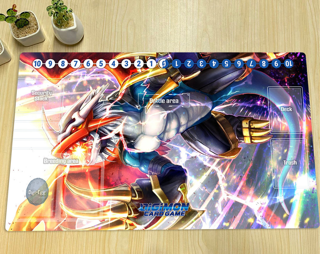 แผ่นรองเมาส์ แบบยาง ลายการ์ตูนอนิเมะ Digimon Playmat Imperialdramon ...