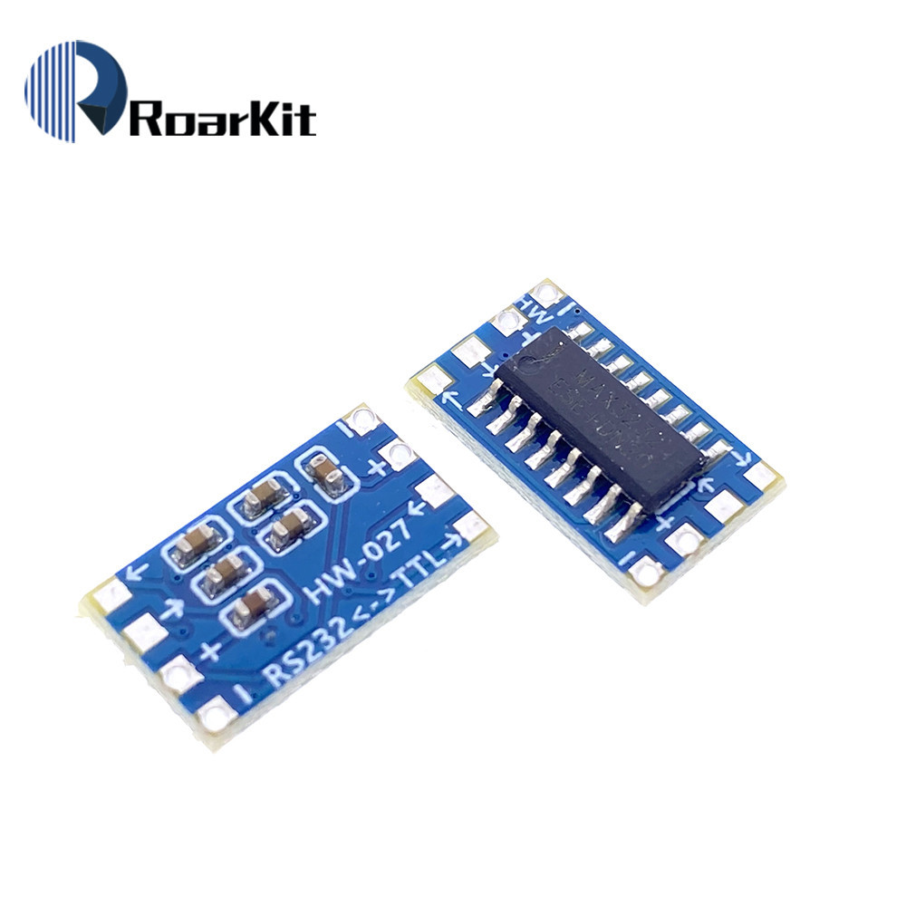Mini MAX3232 RS232 ถึง TTL Serial Port Level Converter แปรงโมดูลเชื่อมต่อ MAX232 กระพริบสําหรับ ...