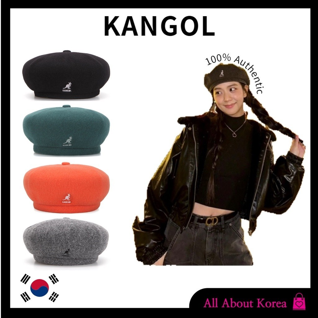 หมวก BLACKPINK jisoo [KANGOL] Woo Jax Beret 3107 | Shopee Thailand