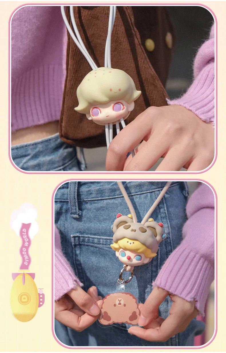 Dimoo Date Day Series กล่องสุ่ม จี้ฟิกเกอร์อนิเมะน่ารัก พร้อมสายคล้อง ...