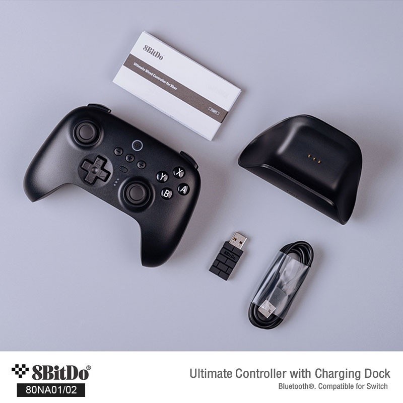 8Bitdo 80NA 8BitDo Ultimate Bluetooth & 2.4g Controller with Charging ...
