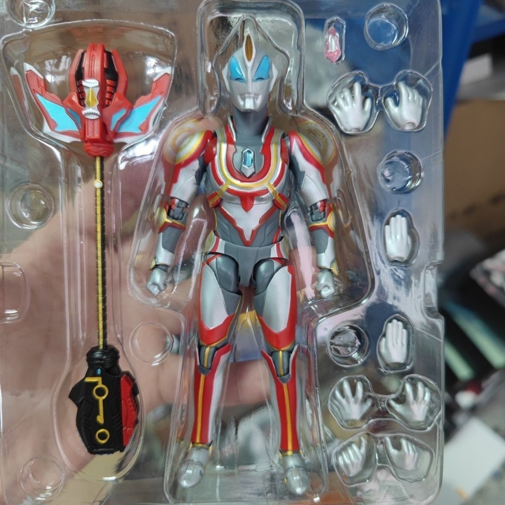 ประติมากรรมโรงงาน SHF Jiede Ultraman Shape ข้อต่อขยับได้ ของเล่นตุ๊กตา ...