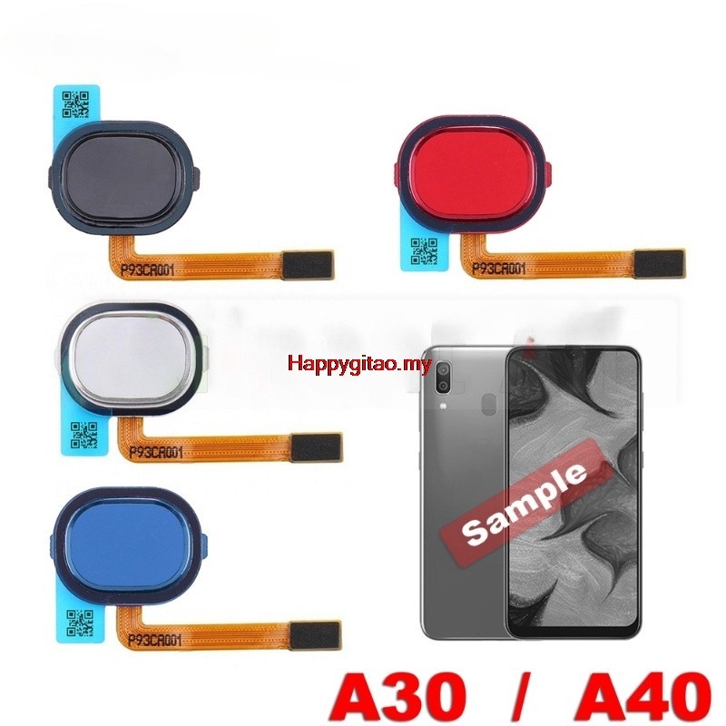 Hapmy-original กลับปุ่ม Touch ID Key ลายนิ้วมือ Sensor Flex สําหรับ Samsung Galaxy A30 A40 A305F ...